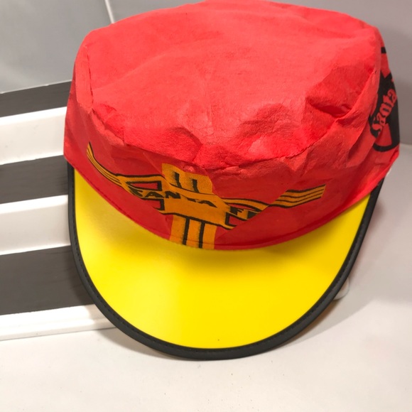Vintage | Accessories | Vintage Santa Fe Railroad Paper Hat | Poshmark